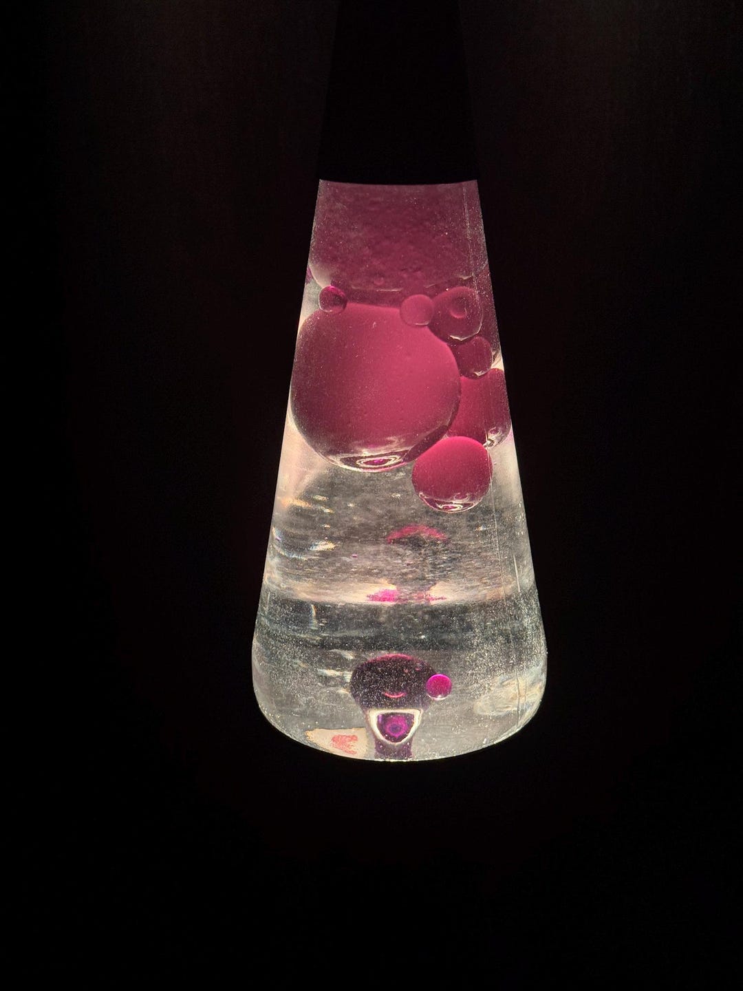 Vintage Early 1990s Lava Lite Midnight Series Lava Lamp - Purple Wax ...