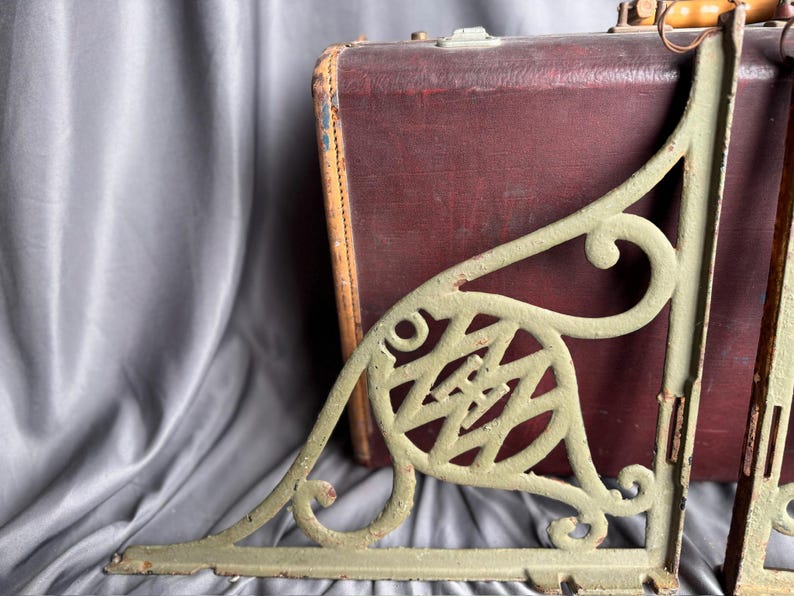 Antique Victorian Cast Iron Brackets Architectural Salvage pair 1800s ...