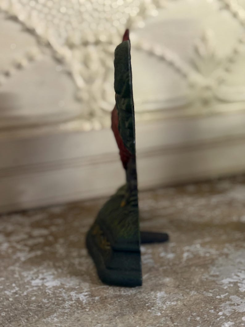 Vintage Wright Studios Cast Iron Rooster Door Stop - Etsy
