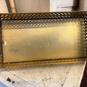 Vintage Hollywood Regency Style Gold Filigree Tissue Box Holder - Etsy