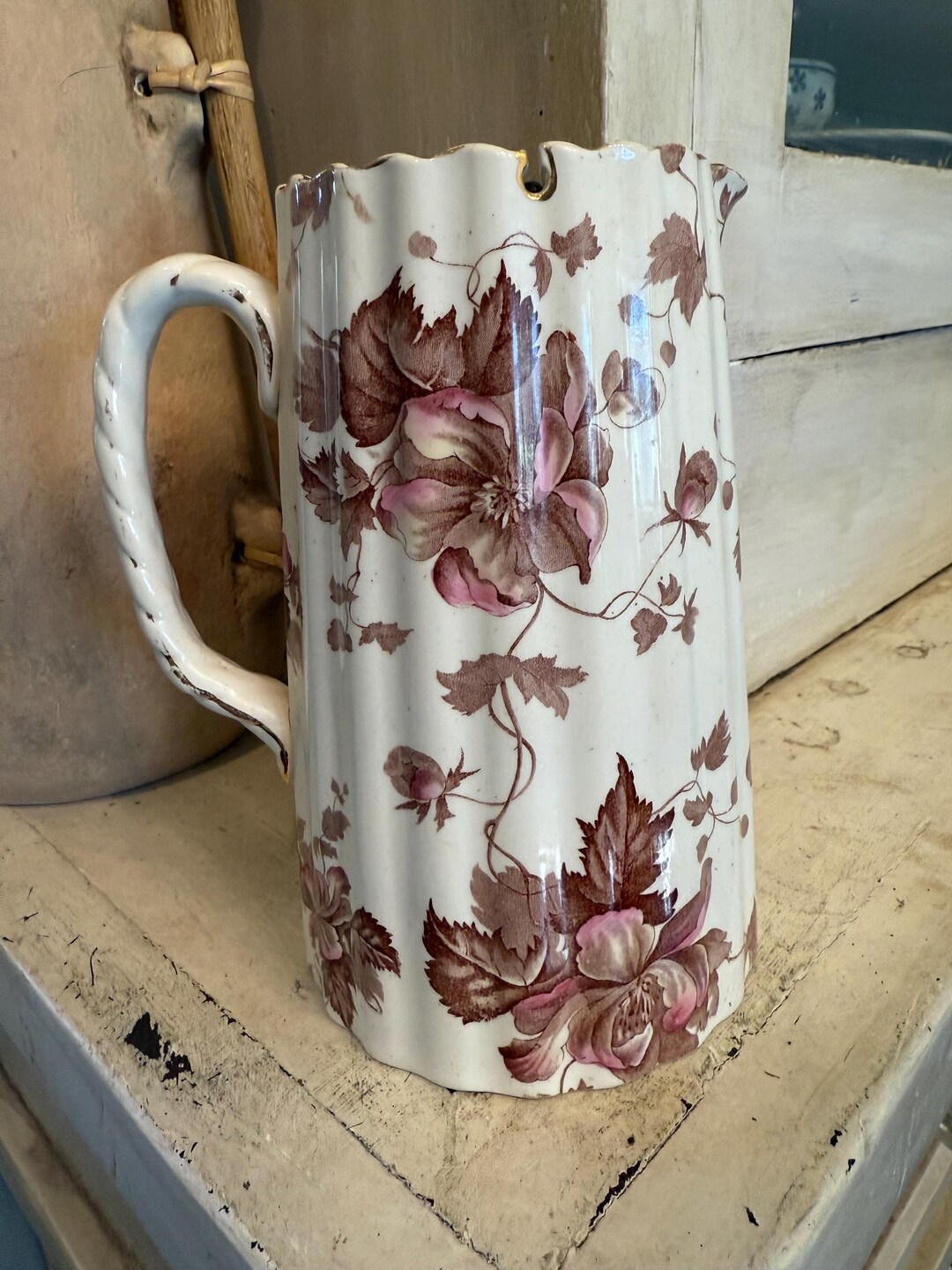 Rare Antique F. Winkle & Co. Surrey Fenton Fairnce England Transferware ...