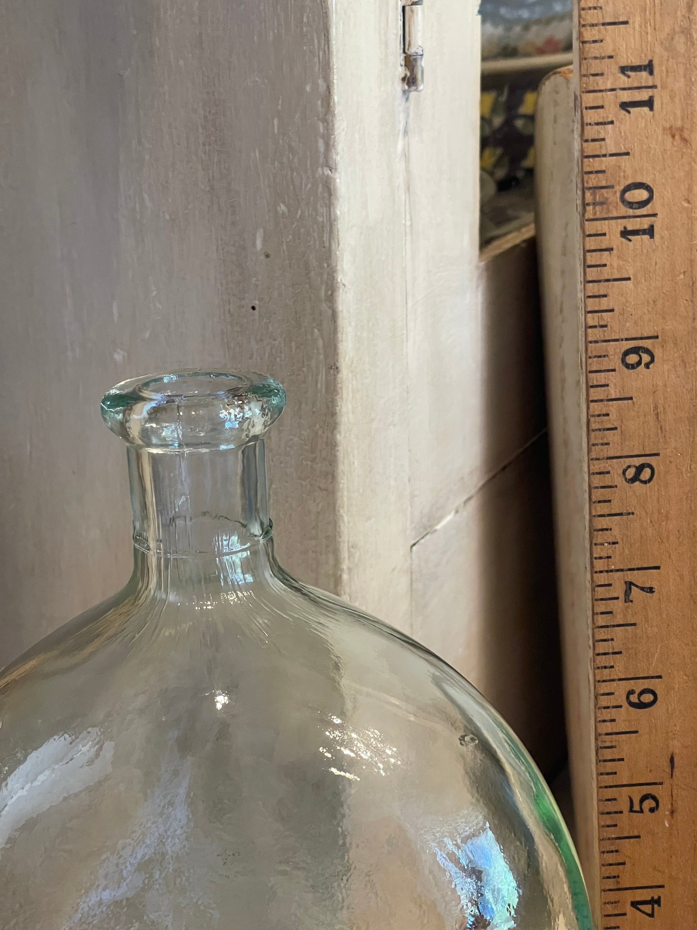 Vintage Italian Tinted Green Glass Wine Bottle Spigot - Etsy