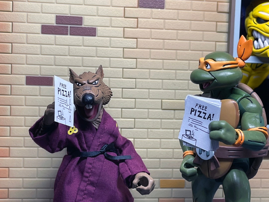 Pizza Flyers set of 20 1/12 Scale Diorama Cartoon Style - Etsy