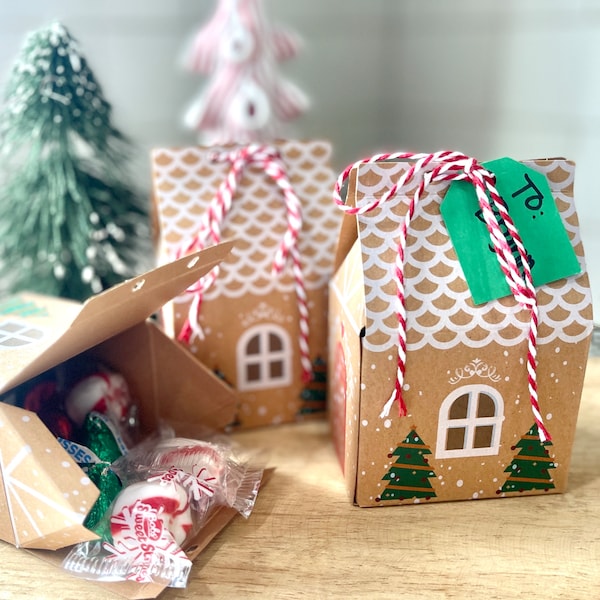 Christmas Favor Box - Etsy