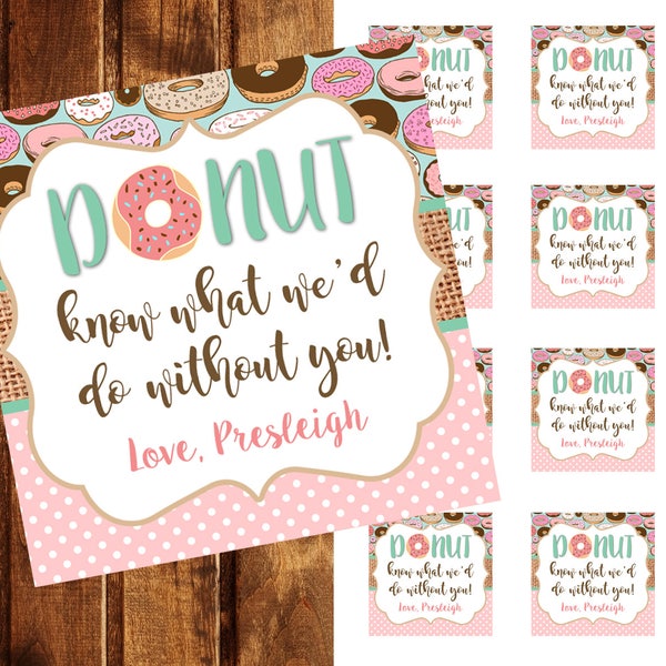 Donut Know What We Would Do Without You - Etsy