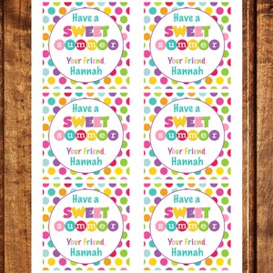 End of School Year Favor Tag, Last Day of School Tags, PRINTABLE Last ...