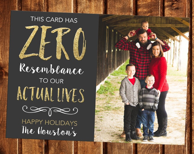 Christmas Card, Photo Christmas Card, Photo Holiday Card, Funny Holiday ...