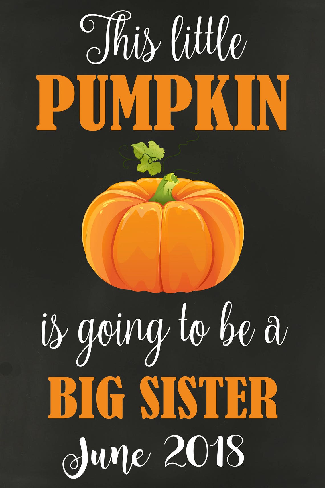 Fall Pregnancy Announcement Sign Printable Fall Baby - Etsy