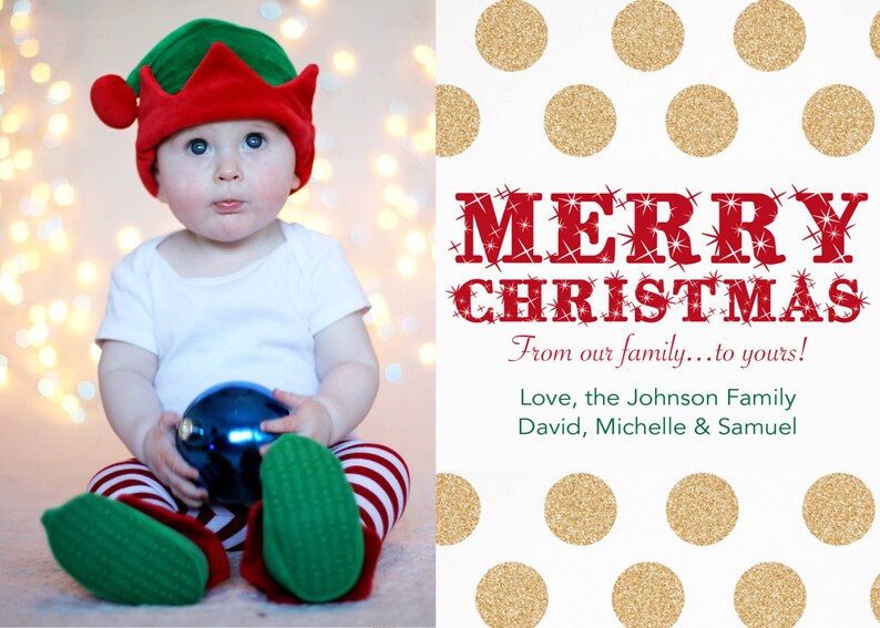 Christmas Card Photo Christmas Card Photo Holiday Card - Etsy