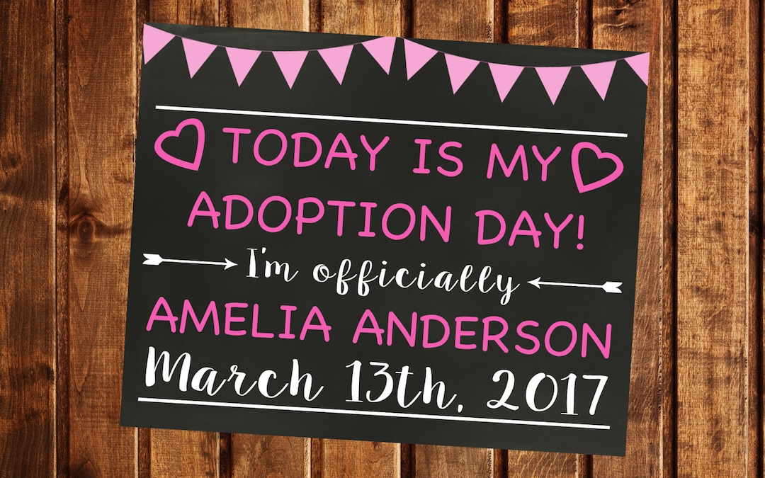 Adoption Announcement, Adoption Day, Printable, Adoption Gifts ...