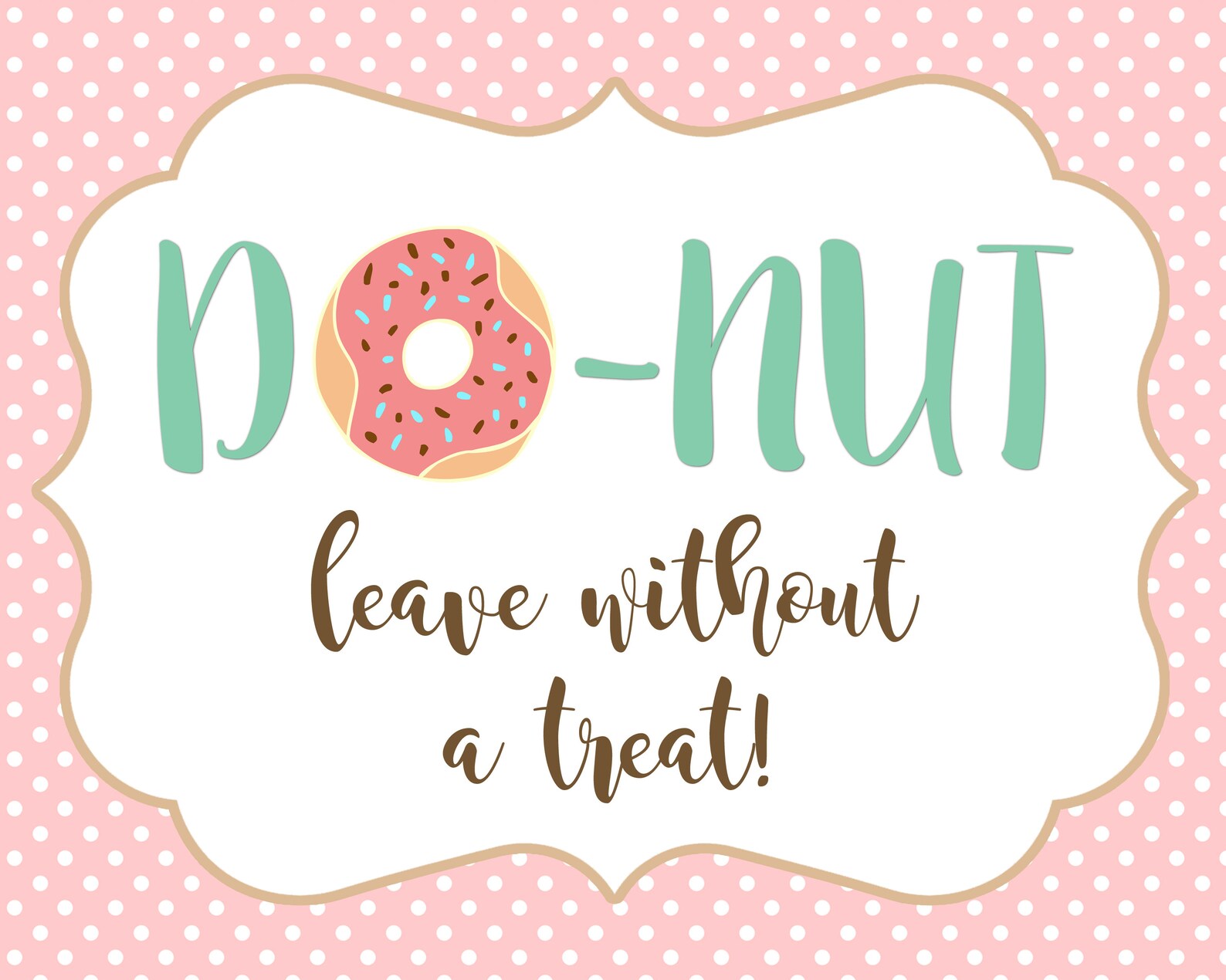 Donut Party Sign Donut Birthday Sign Donut Party - Etsy