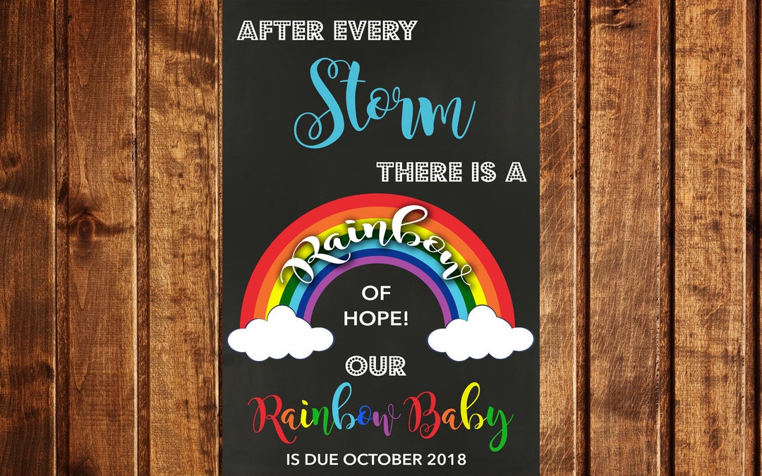 Rainbow Baby Pregnancy Announcement, Rainbow Baby Pregnancy Reveal ...
