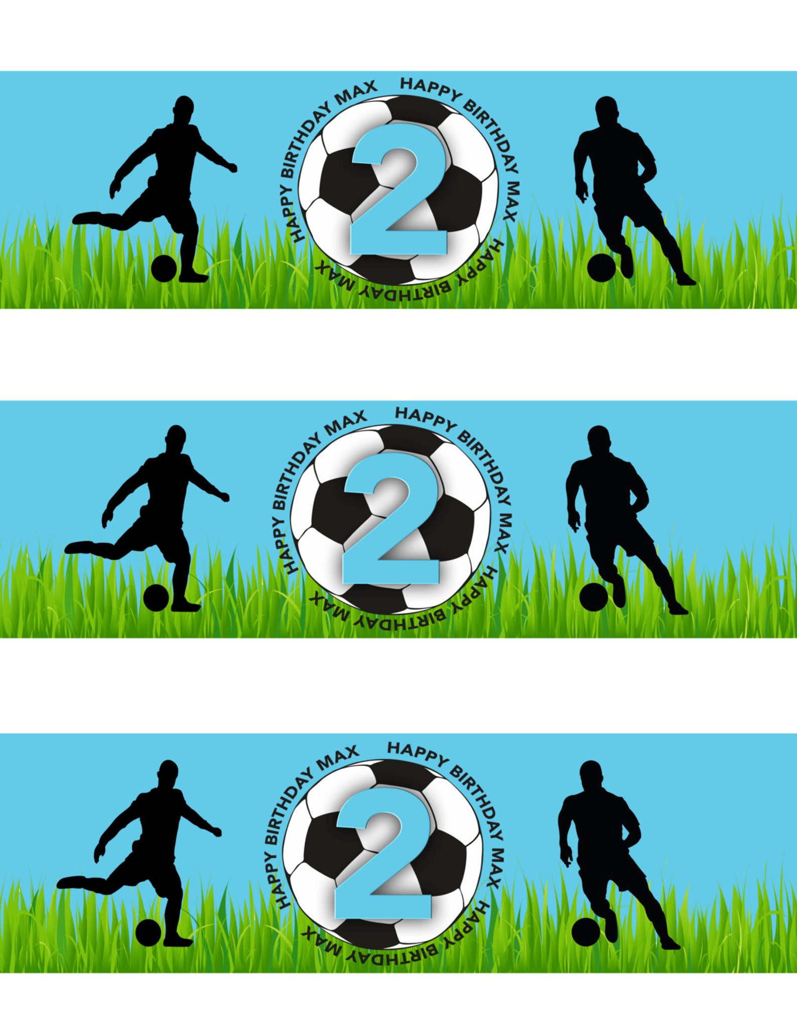 Soccer Water Bottle Labels, Soccer Labels, Party Printables, Kids Party ...