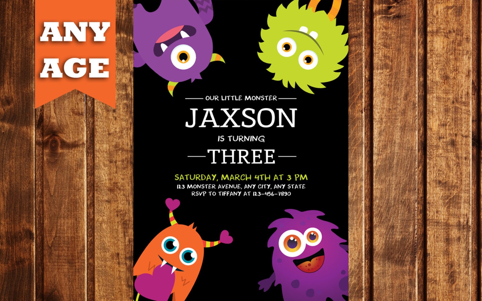 Monster Invitation, Monster Birthday Invitation, Monster Party, Little ...