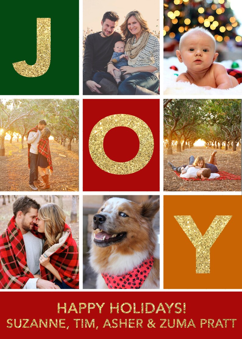 Christmas Card, Photo Christmas Card, Photo Holiday Card, Double Sided ...