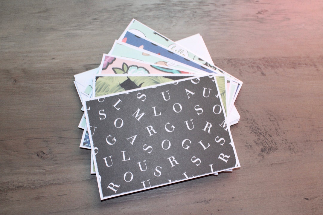 Hello Lady Note Card Set: Glam Girly Stationary, Set of 6 - Etsy