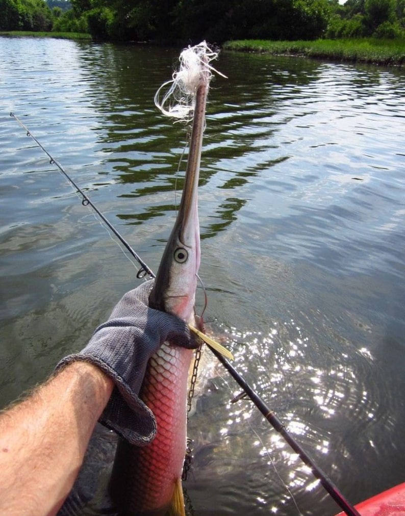 Gar Catcher Rope Lure With Spinner Blade - Handmade in the USA - Etsy