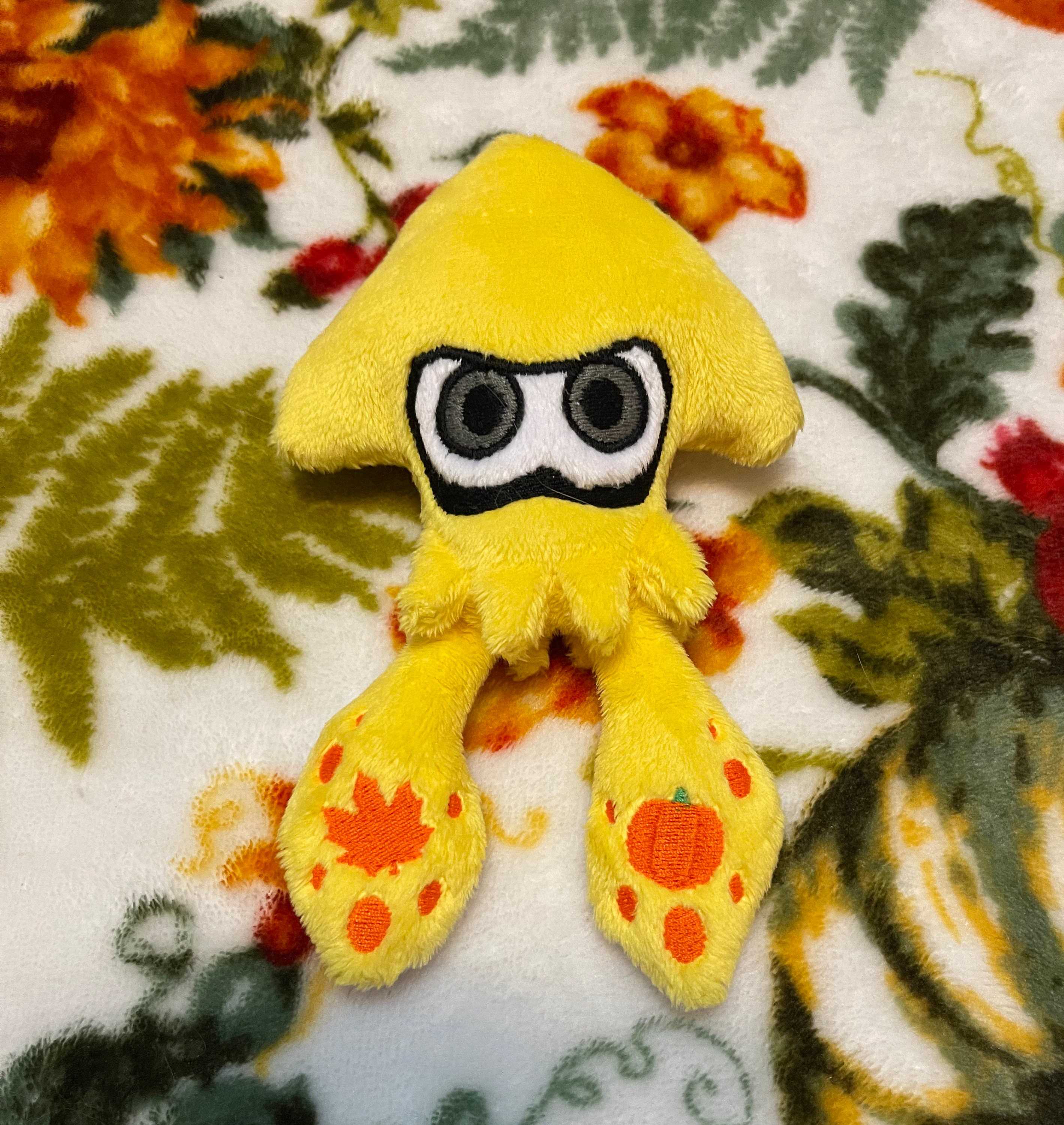 Handmade Fall Squid Bean Filled Plush Inspired by Splatoon - Etsy