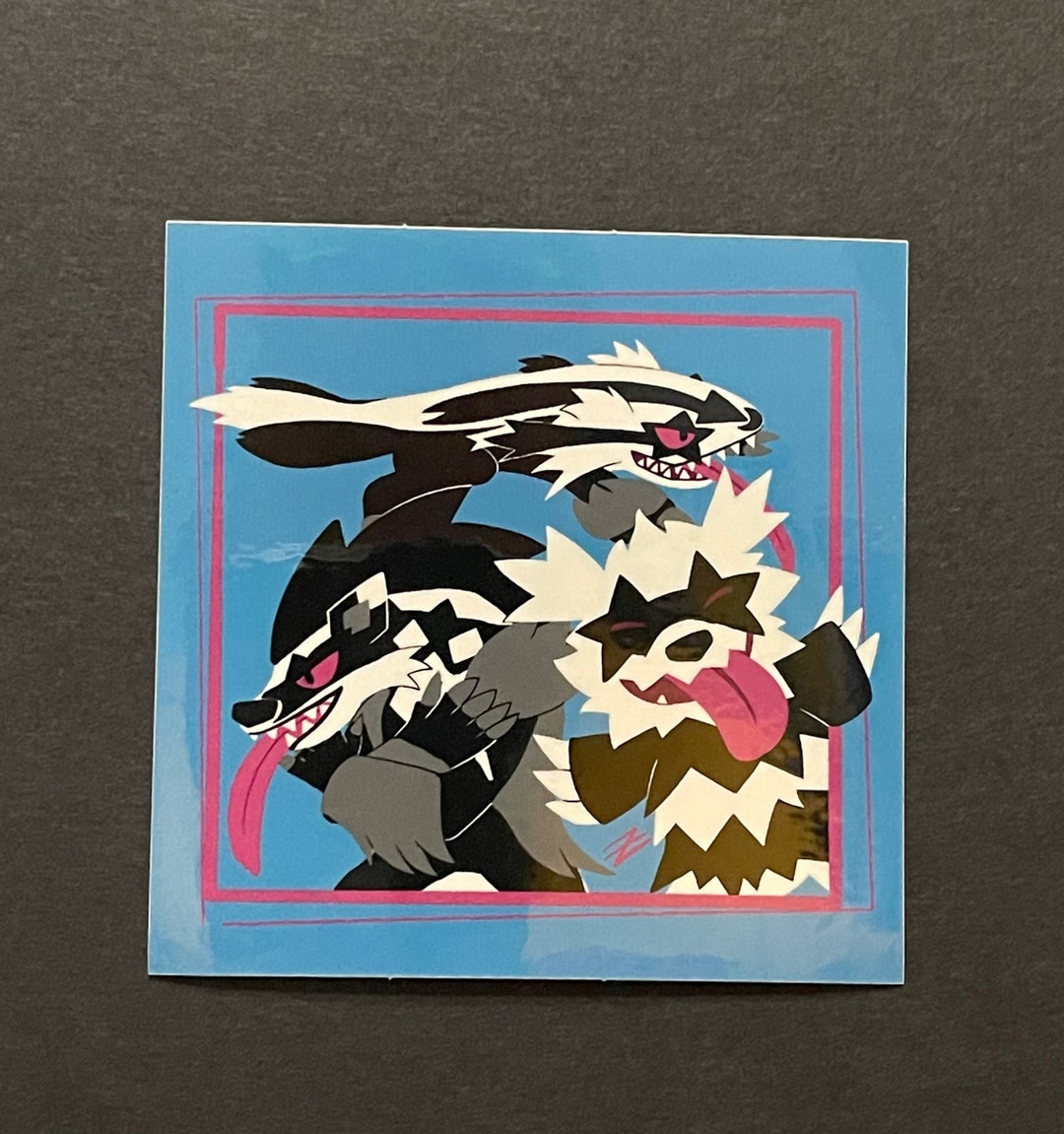 3” Galarian Goon Trio Sticker Glossy - Etsy