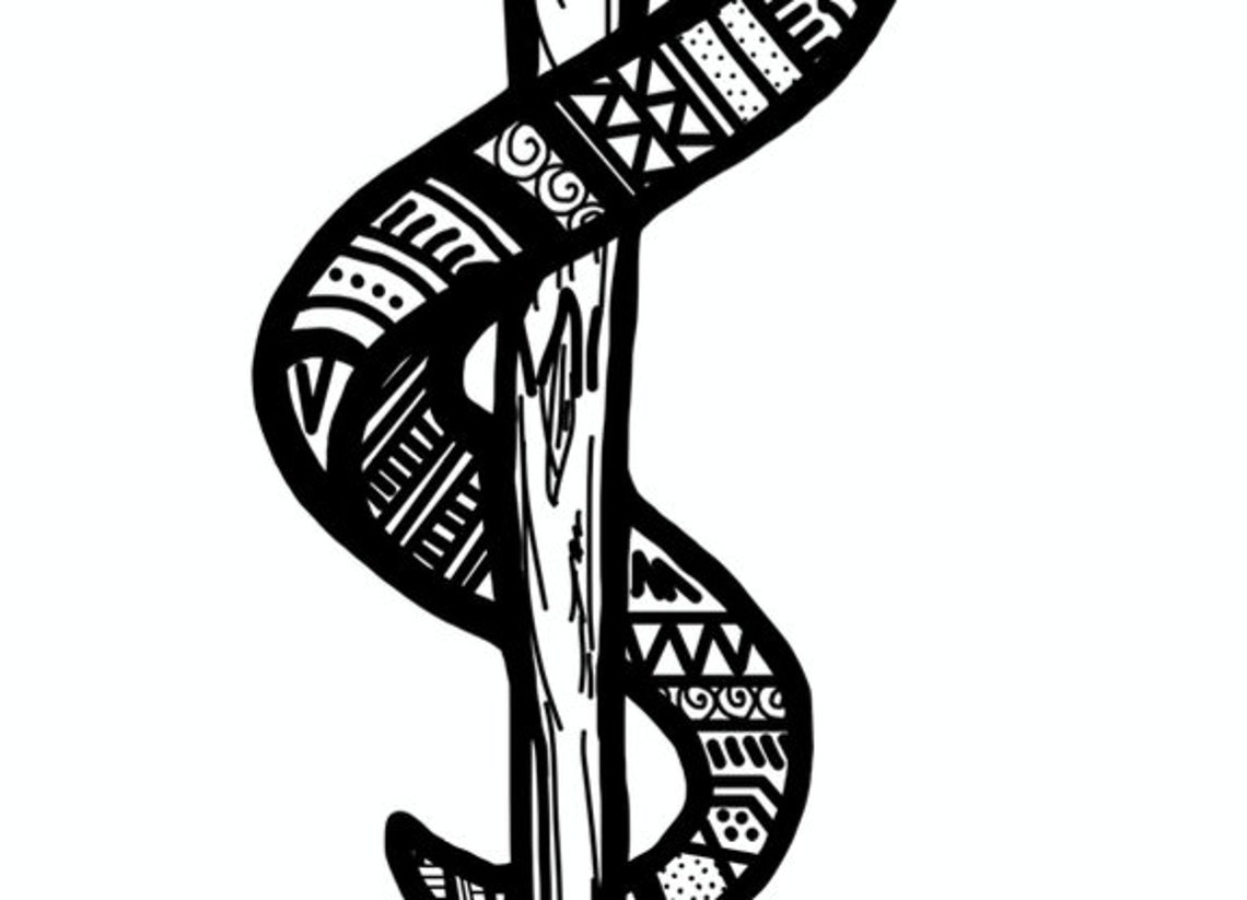 Doctor of Osteopathic Medicine (open DO) Simple Asclepius Staff - Etsy