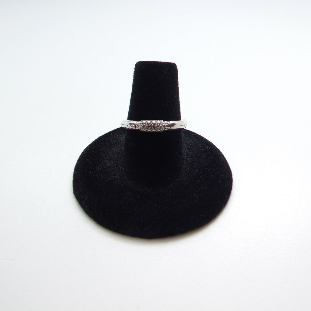 Vintage KYJ King Yu Sterling Silver 925 Bamboo Style Diamond Accent ...