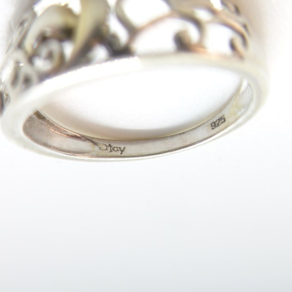 Vintage D'Joy Sterling Silver 925 Gold Vermeil Cut Ou… - Gem