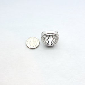Vintage BBJ Bangkok Ratnara J Sterling Silver 925 Black Crystal Pavé ...