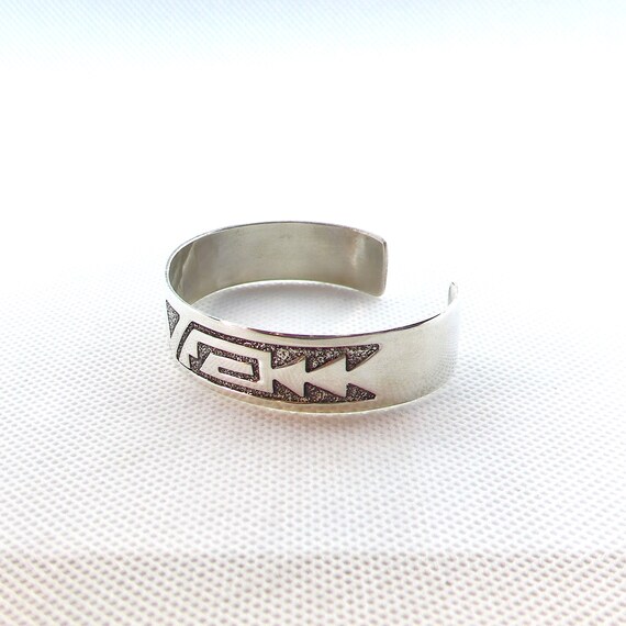 Vintage Gibson Gene Navajo 925 Sterling Silver Geomet… - Gem