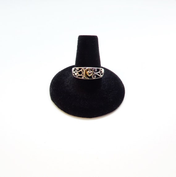 Vintage D'Joy Sterling Silver 925 Gold Vermeil Cut Ou… - Gem