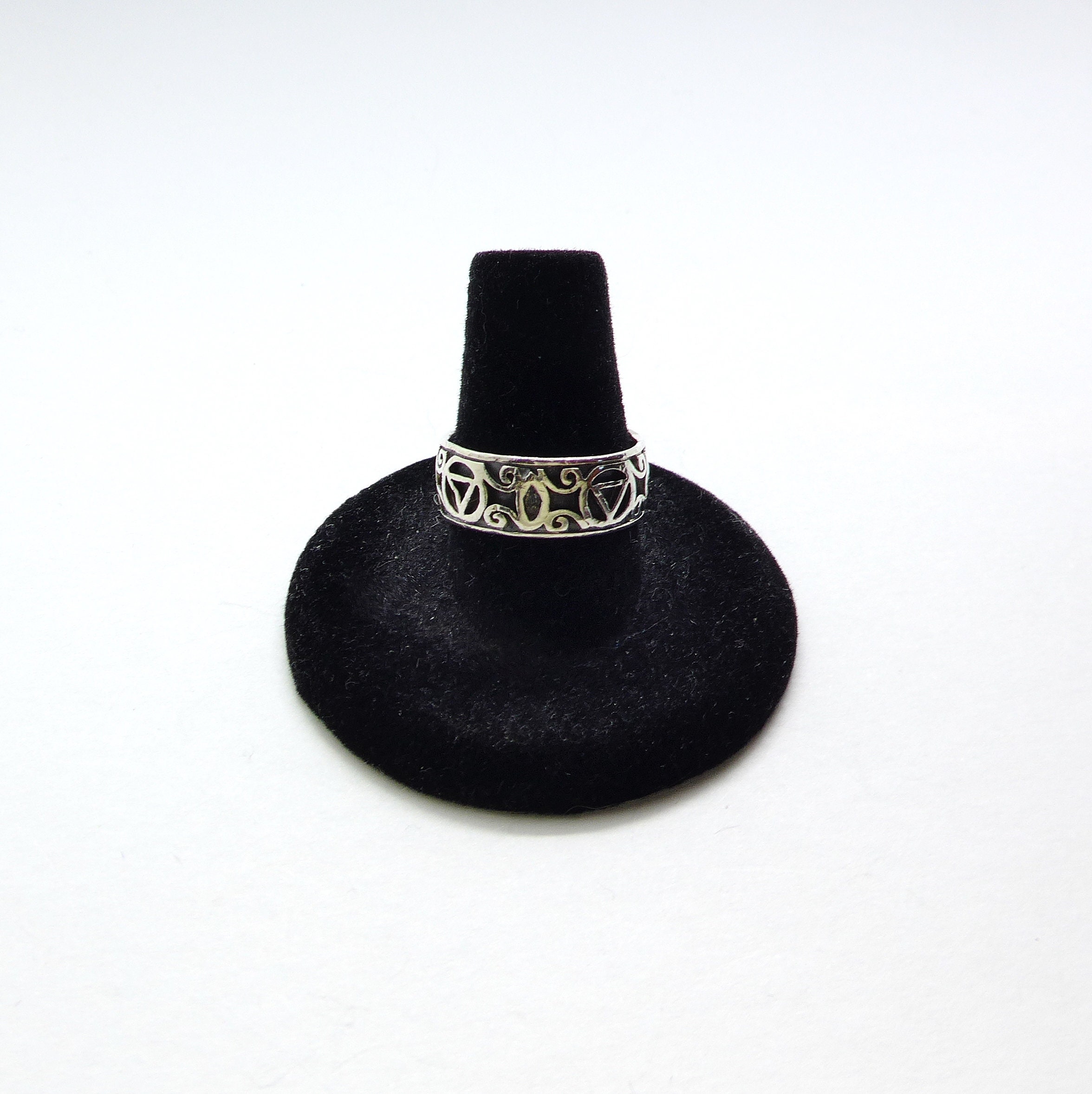 Vintage Peter Stone PSCL Sterling Silver 925 Celtic Symbol Band Ring Size 7.75 - Etsy