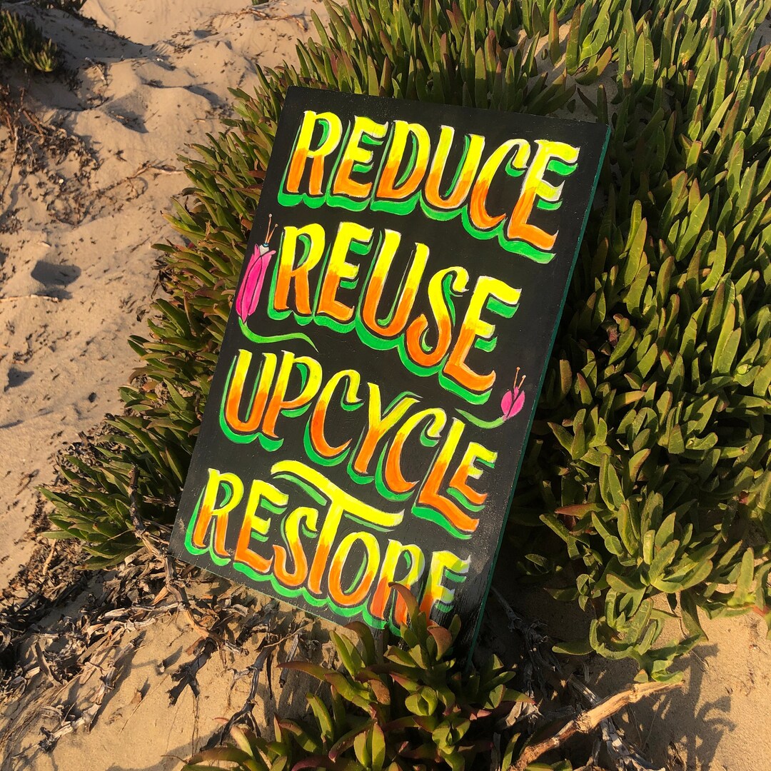 Recycle Sign Chicha Style Peruvian Typography - Etsy