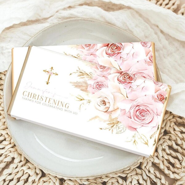 Baptism Printables for Candy - Etsy