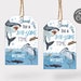 EDITABLE Shark Birthday Favor Tags Shark Jawsome Time | Etsy