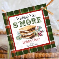 Christmas Smore Tag Printable, Wishing You Smore Holiday Cheer, Teacher ...
