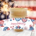 Labor Day Ice Cream Cone Wrapper, Printable Labor Day Ice Cream Cone ...