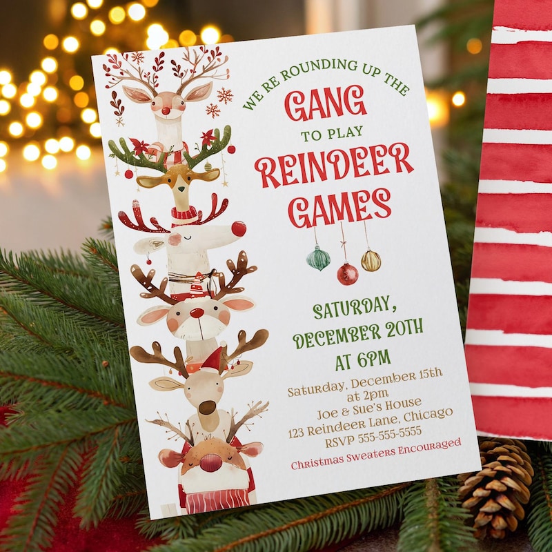 Reindeer Games - Etsy