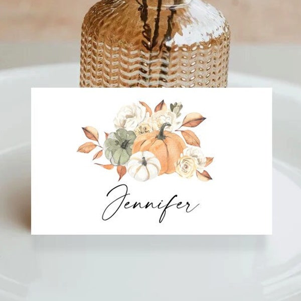 Autumn Place Cards - Etsy