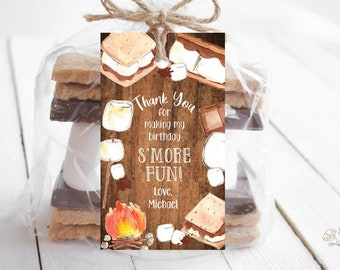 Smores Camping Thank You - Etsy