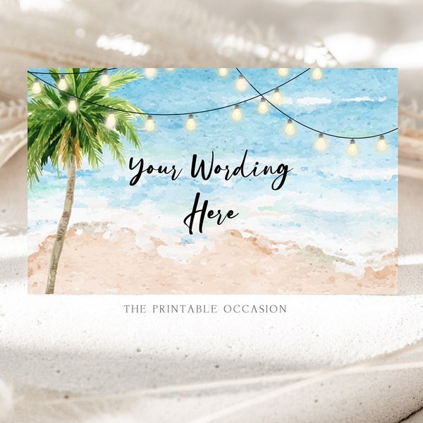 Beach Food Labels - Etsy