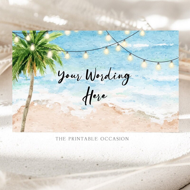 Beach Food Labels - Etsy