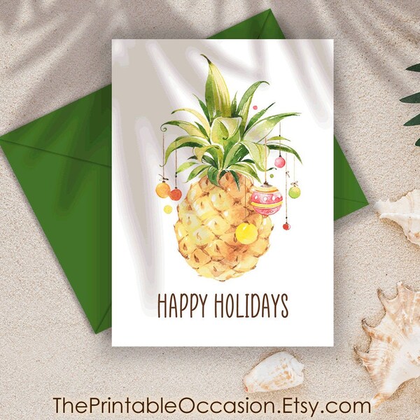 Pineapple Card - Etsy