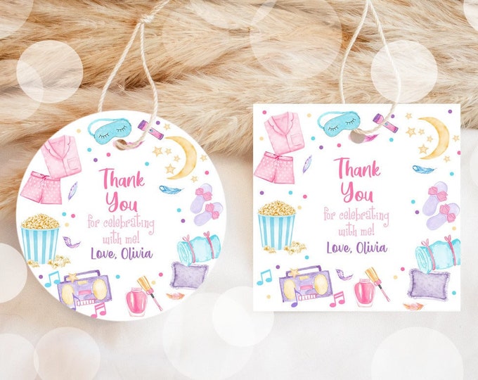 Personalized Sleepover Survival Kit Container Slumber Party Fun Slumber ...