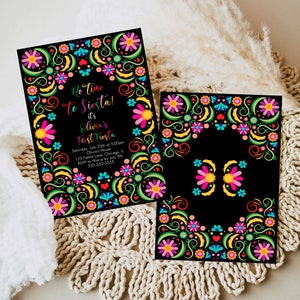 Editable Fiesta Invitation First Fiesta Birthday Mexican 1st Birthday ...