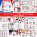 Labor Day Ice Cream Cone Wrapper, Printable Labor Day Ice Cream Cone ...