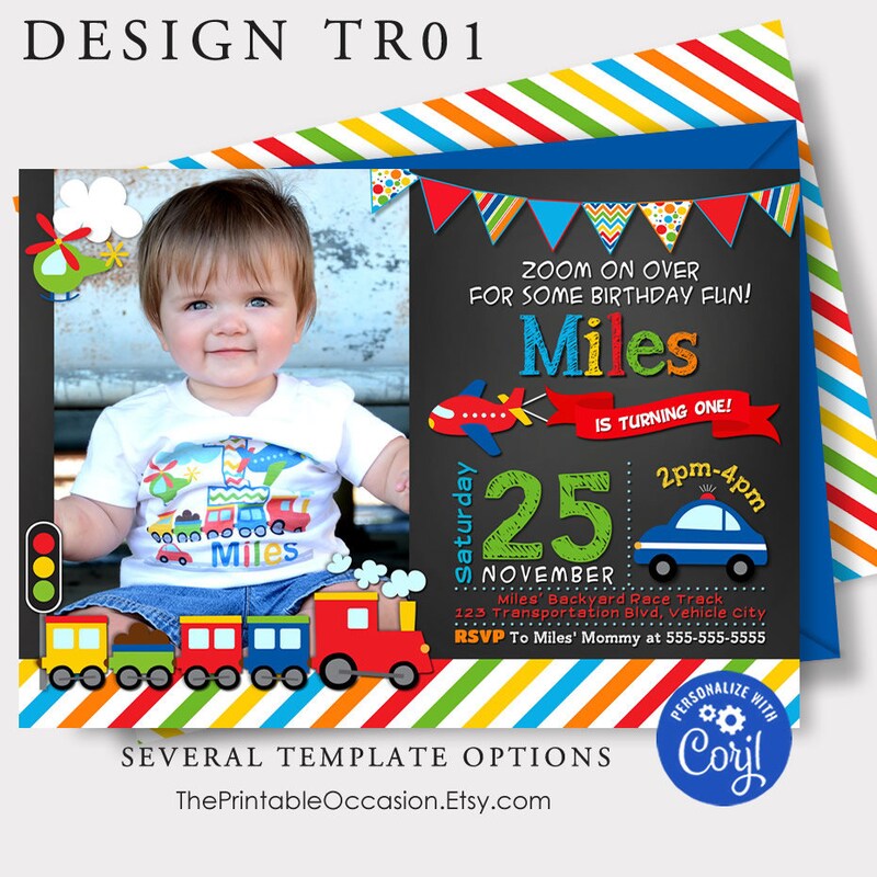 Transportation Party - Etsy