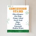 Editable All Sports Concessions Sign Printable Canva Template Boys ...