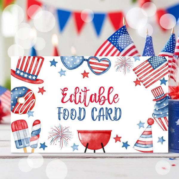 4th of July Bingo - Etsy