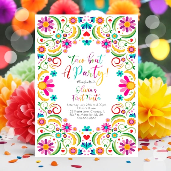 Fiesta Invitation Border