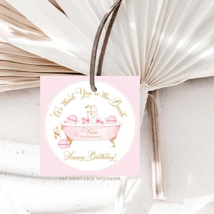 Editable Bath Bomb Tag Printable Bath Bomb Tag Birthday Bath Bomb Tag ...