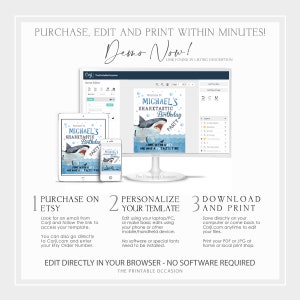 EDITABLE Shark Birthday Party Sign, Sharks Door Sign, Sharks Table Sign ...